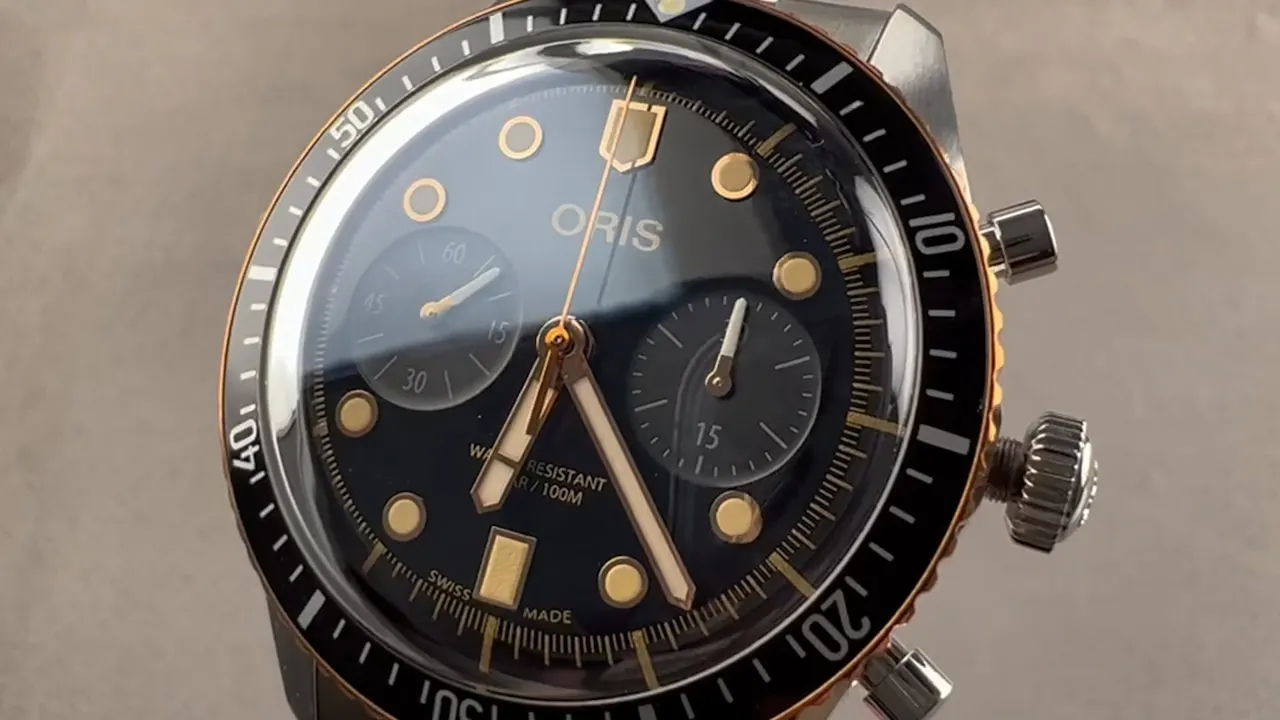 Oris Divers Sixty-Five Chronograph 01 771 7744 4354-07 8 21 18 - Oris ...