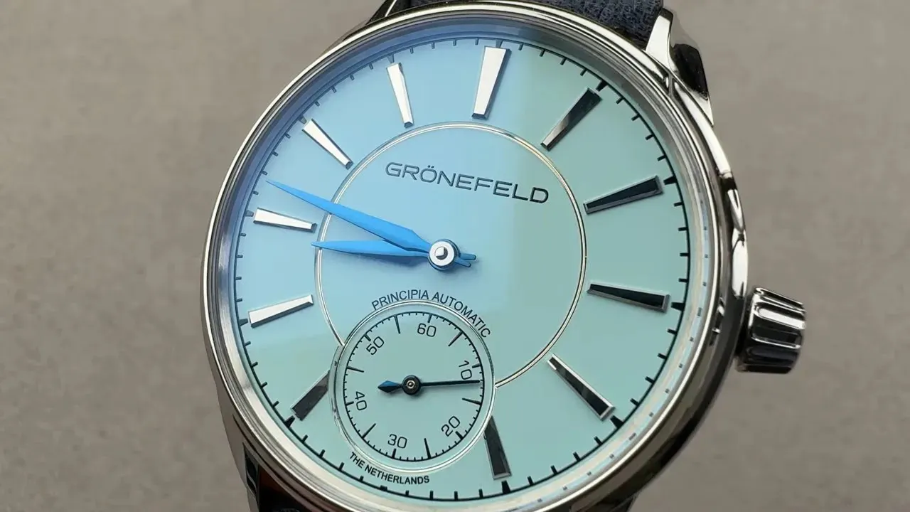 Grönefeld 1941 Principia Turquoise Dial (PRINC-SS-TU) Grönefeld Watch ...