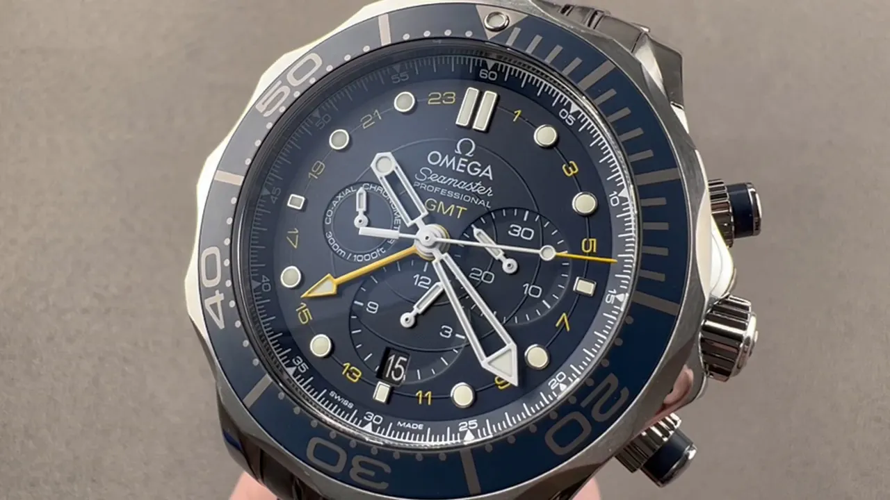 Omega Seamaster Diver 300M GMT Chronograph 212.30.44.52.03.001 - Omega ...