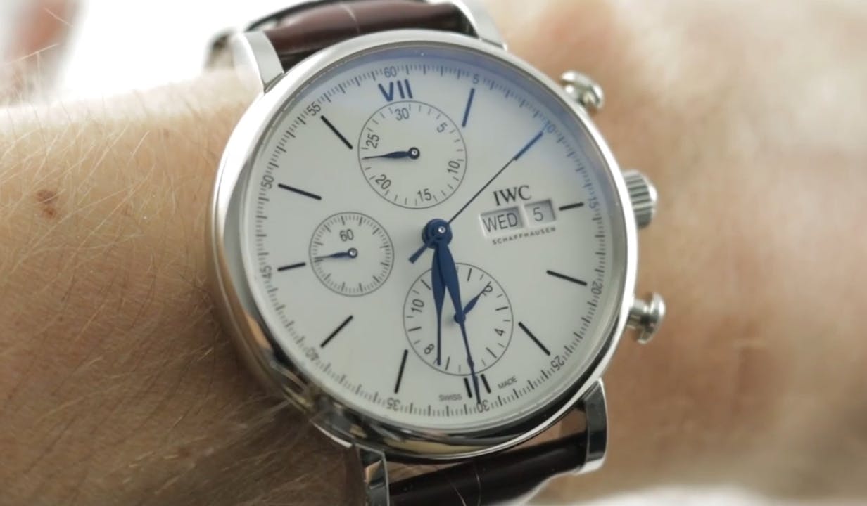IWC Portofino Chronograph "150 Years" Edition IW3910-24 IWC Watch ...