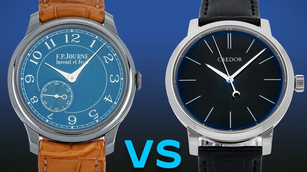 Seiko Credor Eichi II VS F.P. Journe Chronometre Bleu Luxury Watch ...