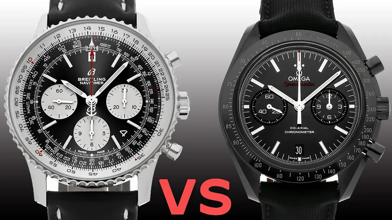 Omega Speedmaster VS Breitling Navitimer B01 Chronograph - Versus - The ...