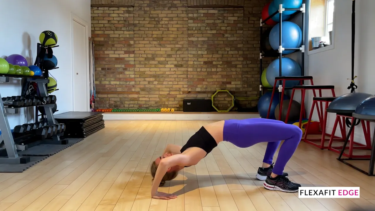 Bridge pose with hand movement progression: Advanced-Elite - General ...