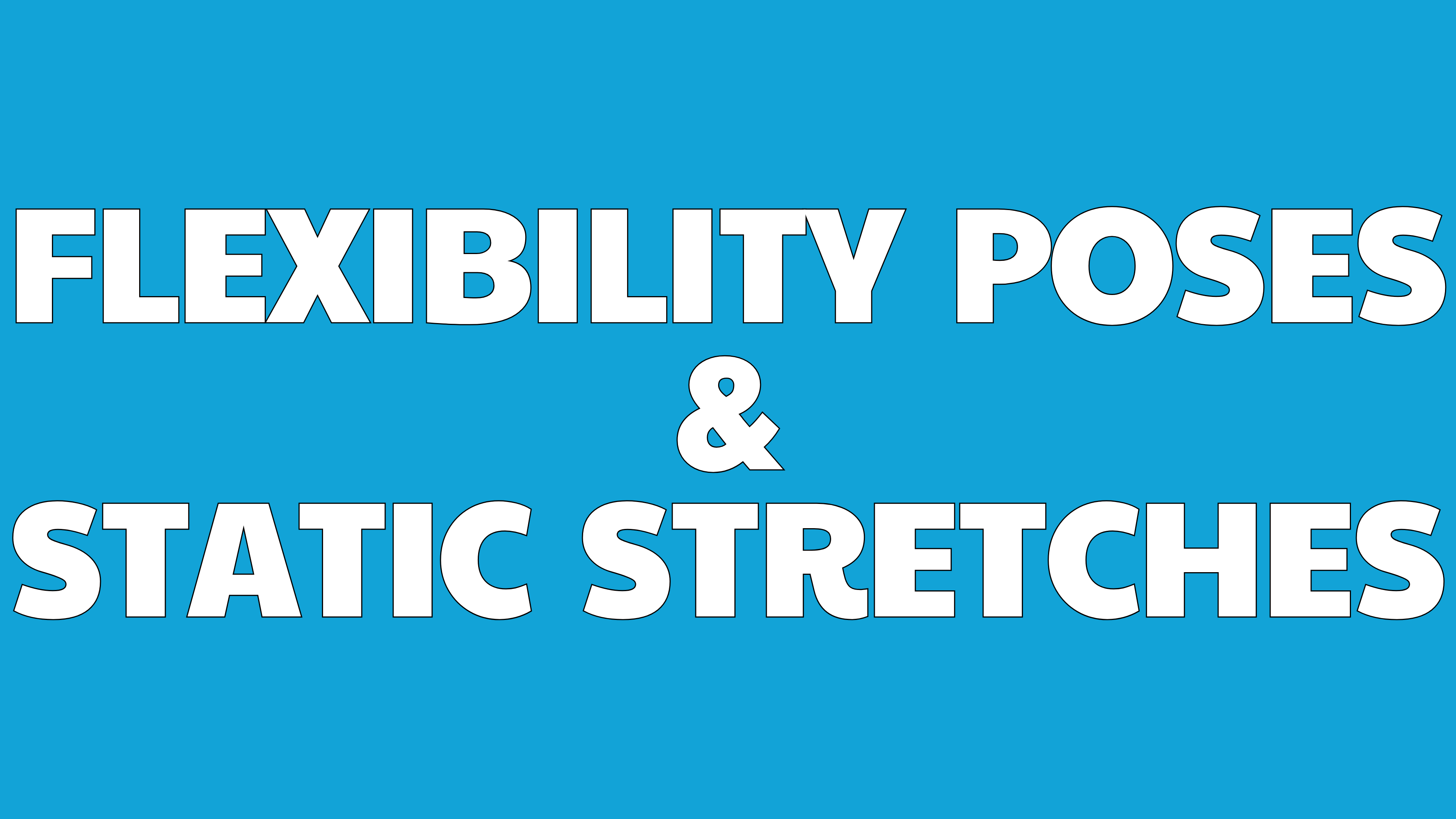 Flexibility Poses & Static Stretches - FLEXAFIT EDGE