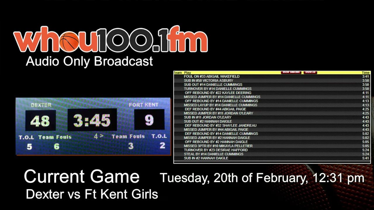 Bangor Tournament Coverage - Live Stats and Audio - WHOU.live