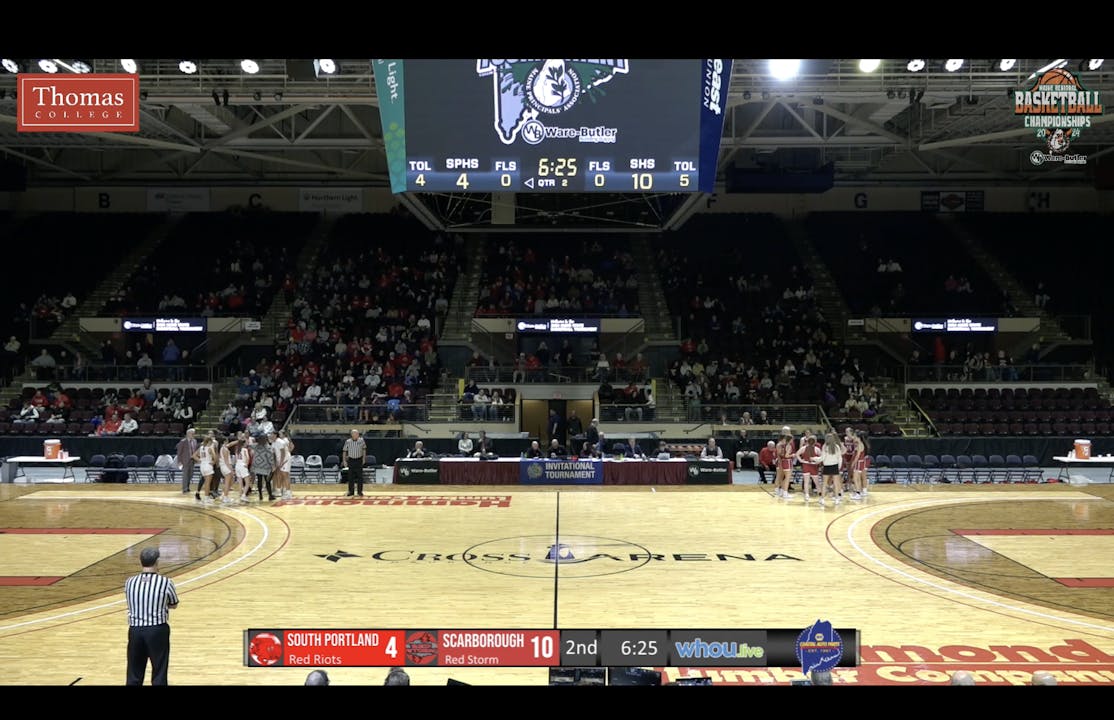 Scarborough at South Portland Girls Class AA South Semifinal Basketball ...