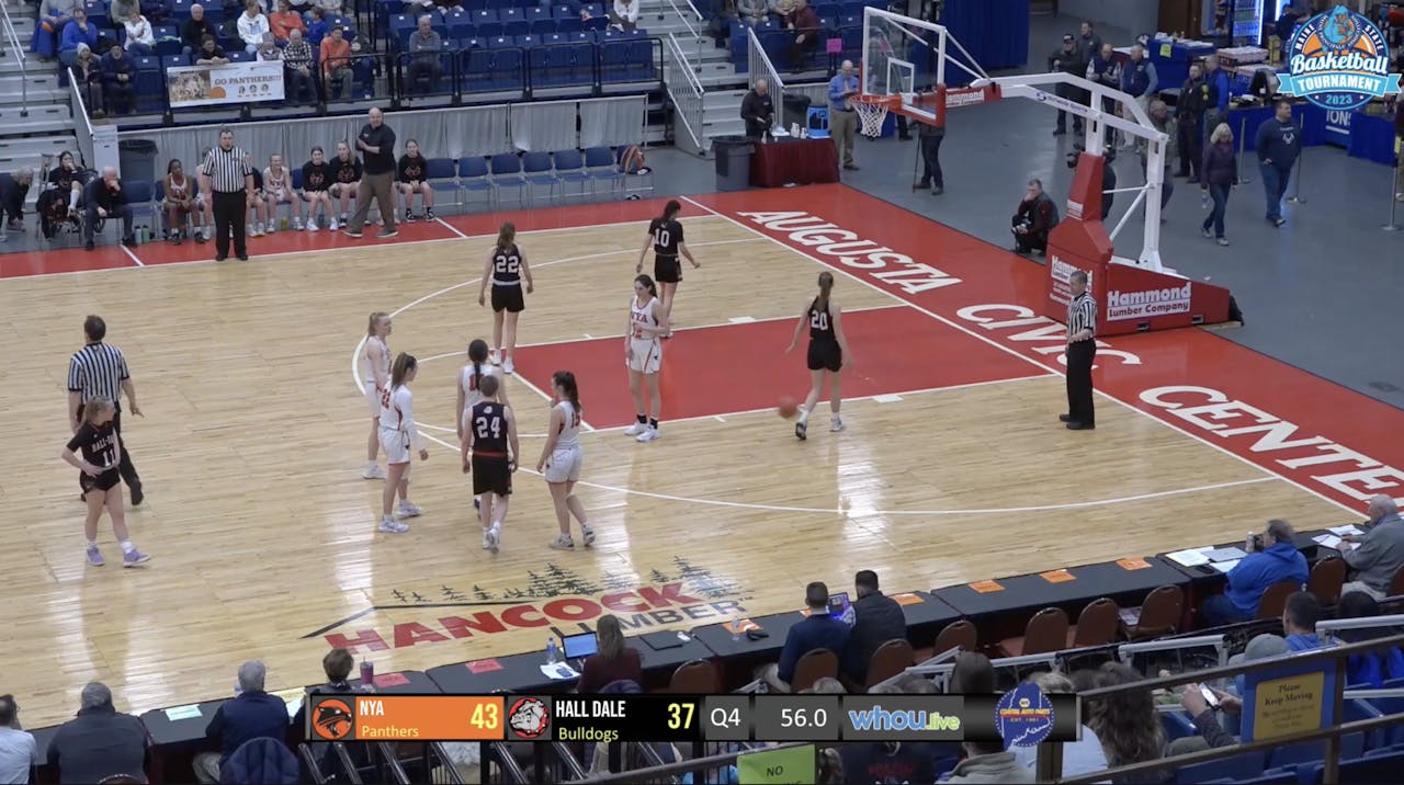 #1 NYA #4 Hall-Dale Girls Class C Semi-Final South - Augusta Tournament ...