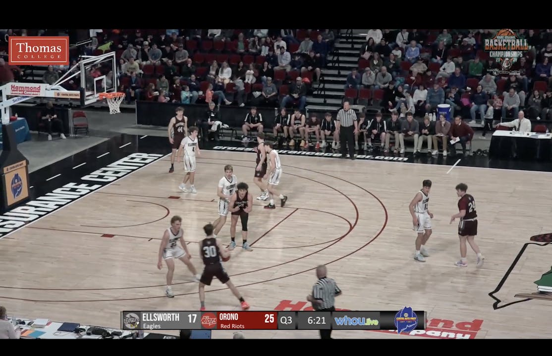 Orono at Ellsworth Boys Class B Semifinal Basketball 2-21-24 - Bangor ...