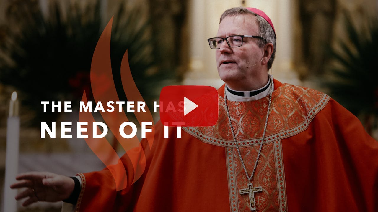 The Master Has Need of It - Bishop Barron's Sunday Sermon - Word on ...