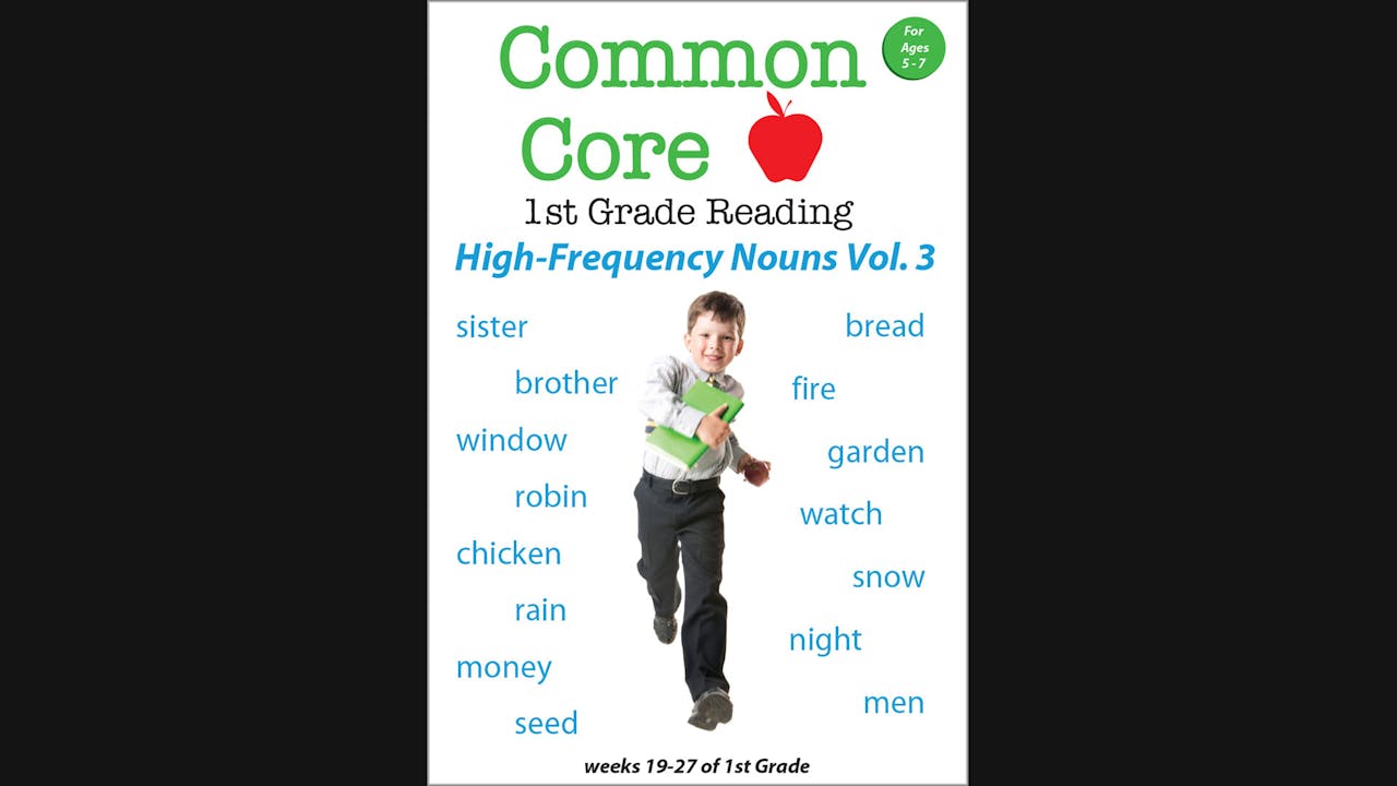 Common Core - 1st Grade Reading - High-Frequency Nouns Vol. 3 ...