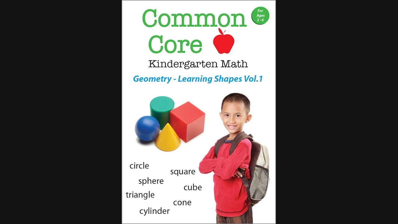 Common Core - Kindergarten Math - Geometry - Learning Shapes Vol. 1 ...