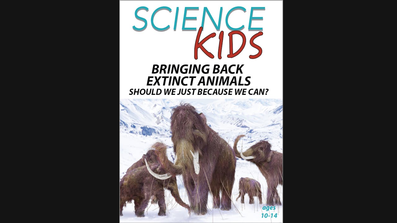 Science Kids: Bringing Back Extinct Animals - Science Kids - Grades 4 ...