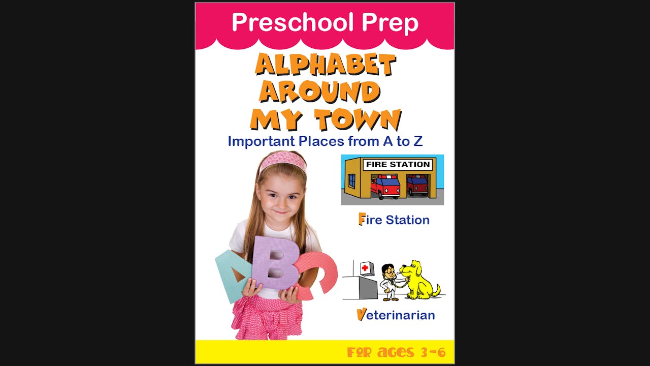 Alphabet Around My Town - Important Places from A-Z - Wonderscape Education