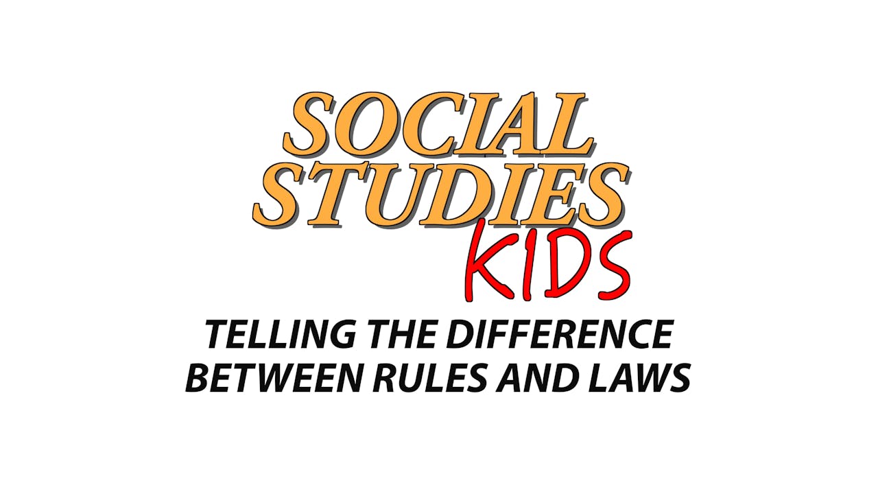 Social Studies Kids: Telling the Difference Between Rules and Laws ...