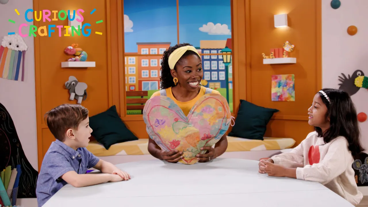 Giant Paper Heart - Curious Crafting - Yippee - Faith filled shows!