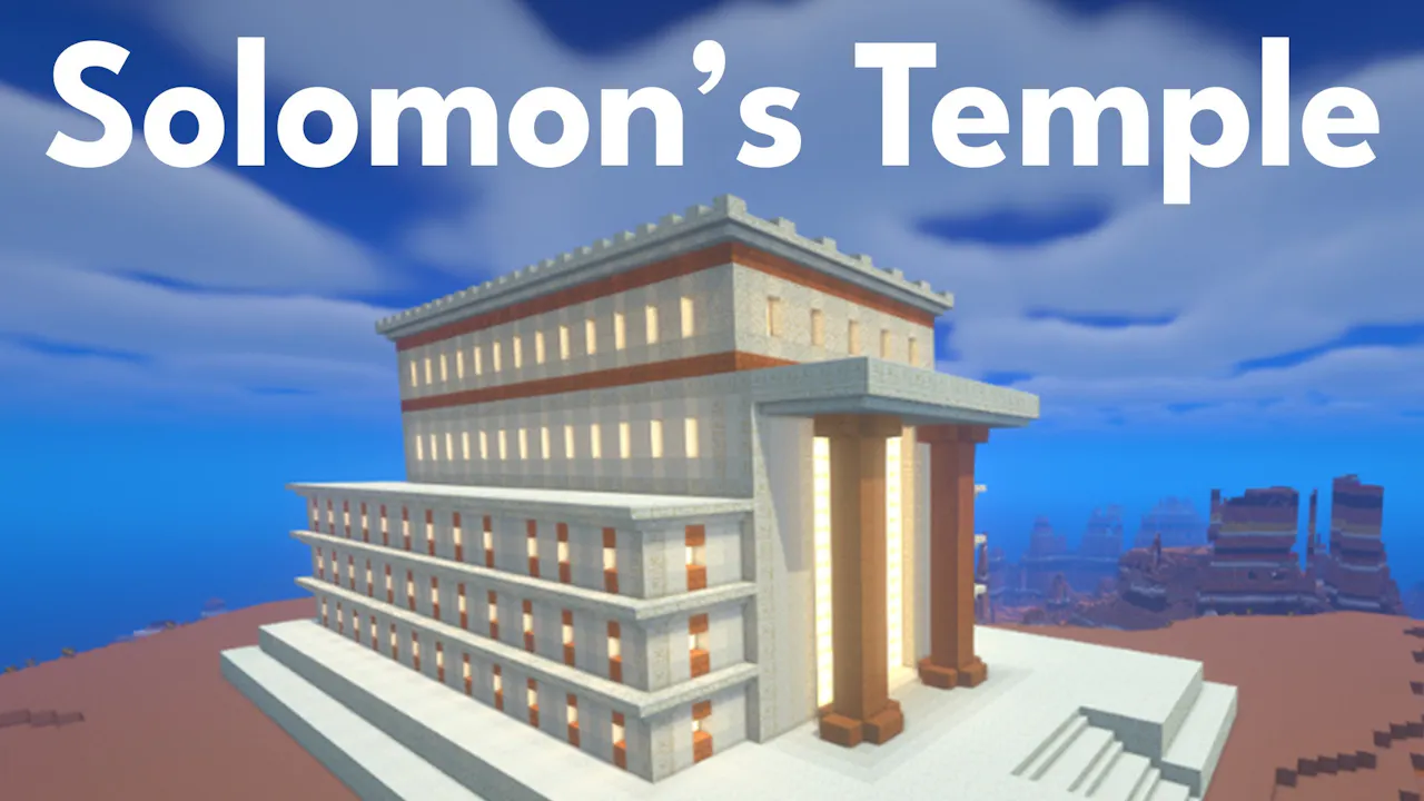 Solomon's Temple Minecraft Build - Season 1 - Yippee - Faith filled shows!