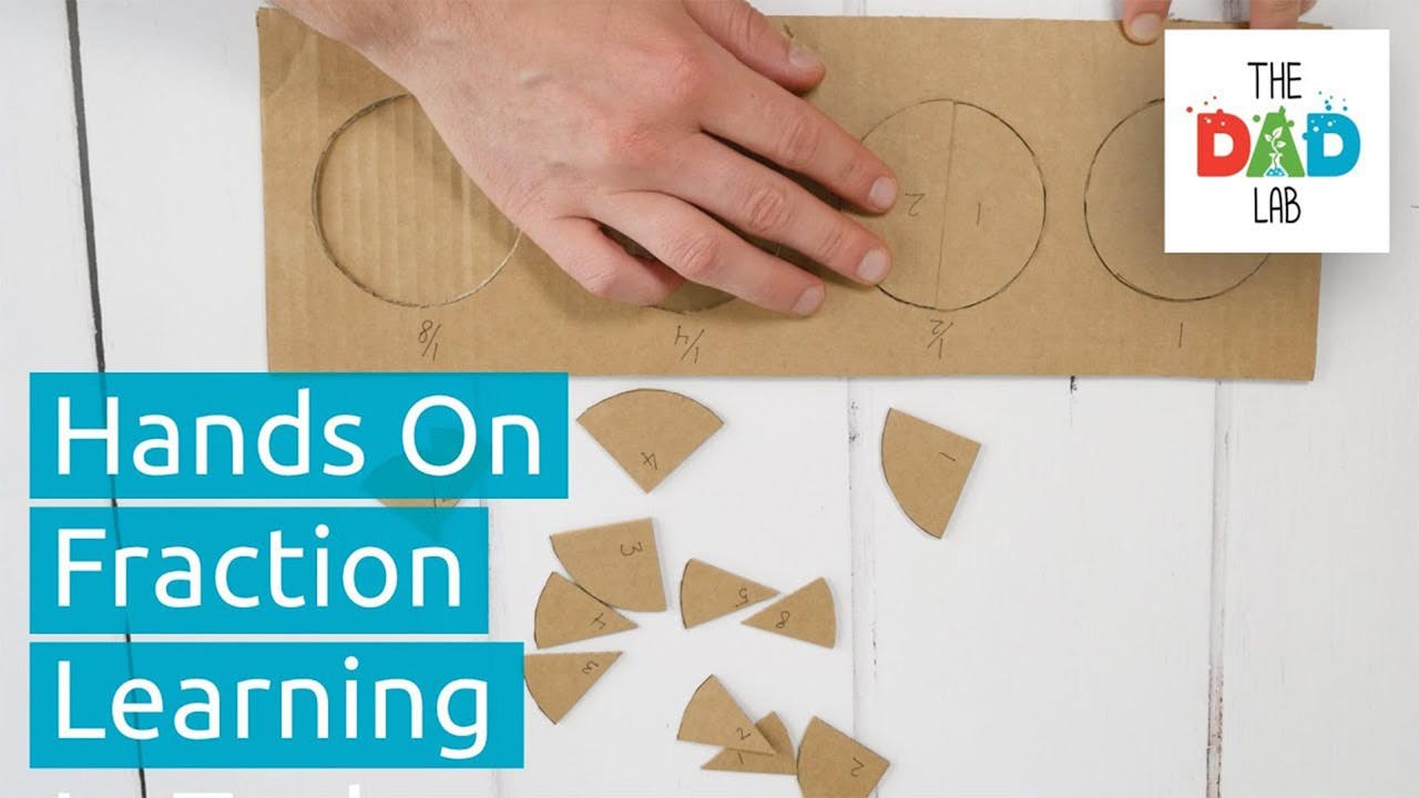 DIY Cardboard Toy For Kids To Learn Fractions - TheDadLab - Yippee ...