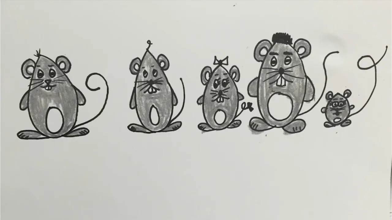 Cinco Ratoncitos - Cancion Infantil - Alina Celeste - Alina Celeste ...