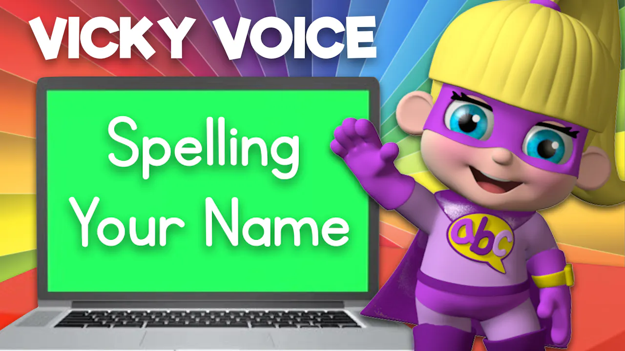 Learn about Spelling Your Name with Vicky Voice - Yippee - Faith filled ...