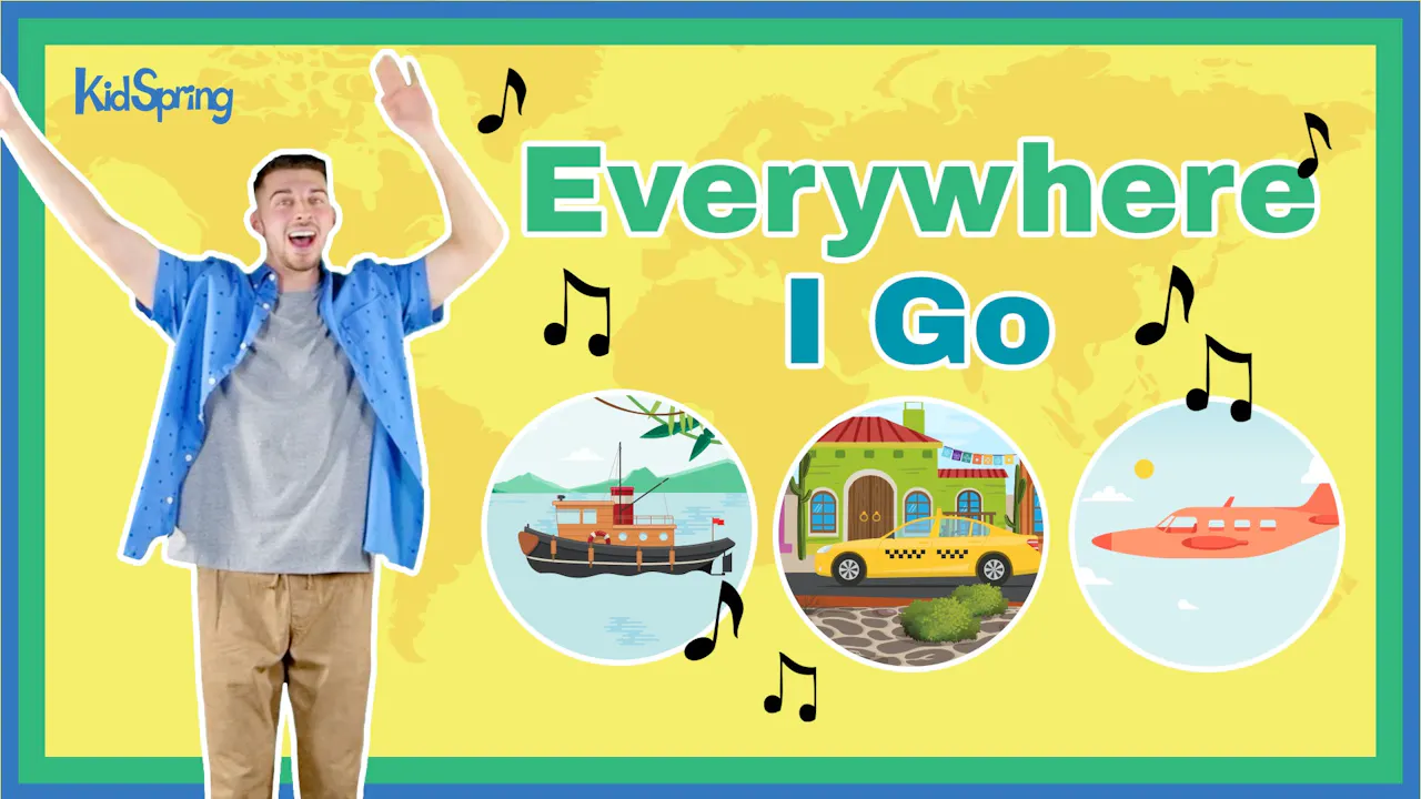 Everywhere I Go - Worship Songs (PreSchool) - Yippee - Faith filled shows!