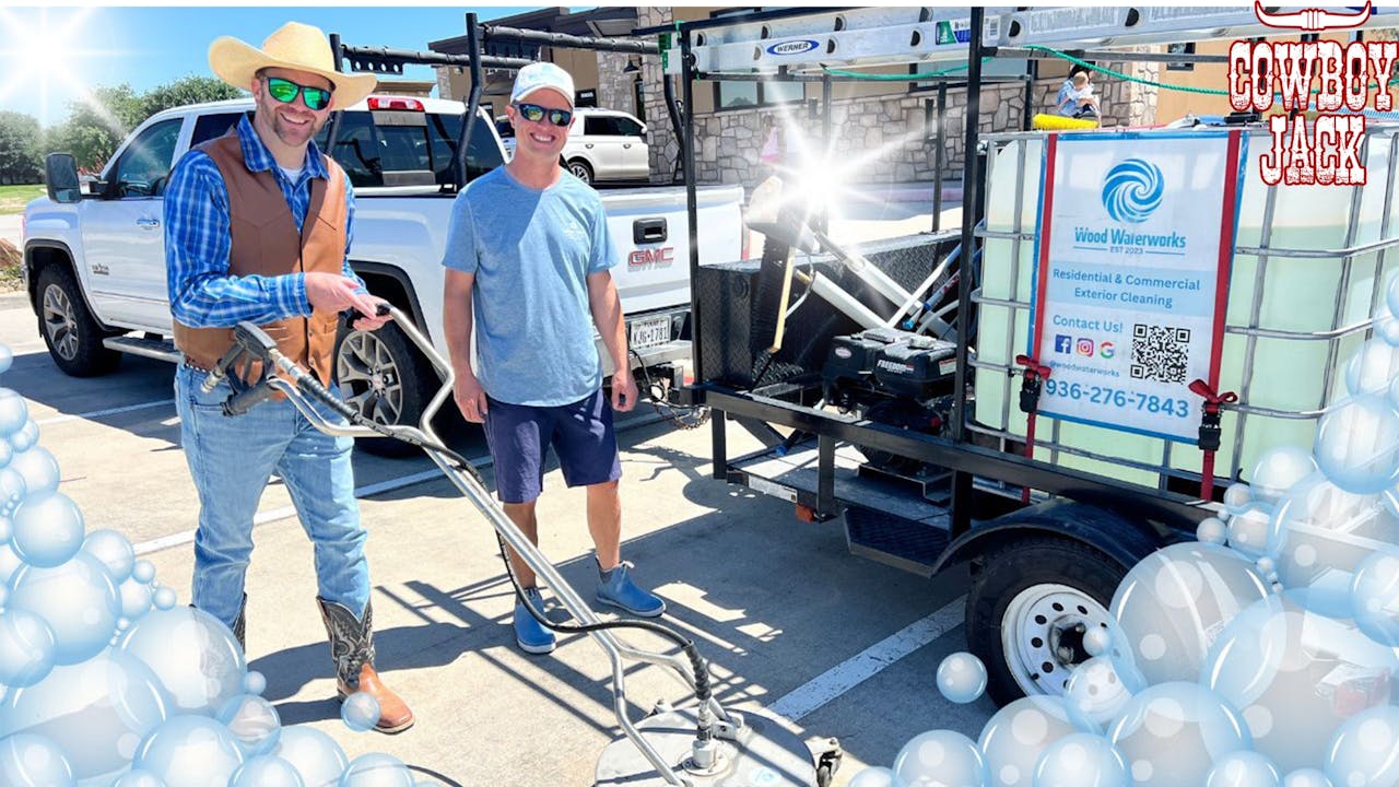 Cowboy Jack Tackles Extreme Pressure Washing Satisfying Clean-Up ...