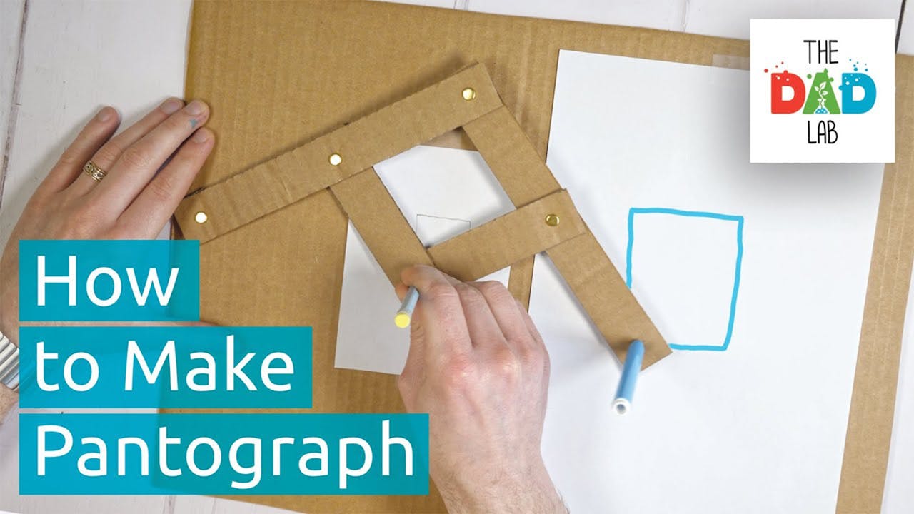 How to Draw Bigger Pictures with DIY Pantograph - TheDadLab - Yippee ...