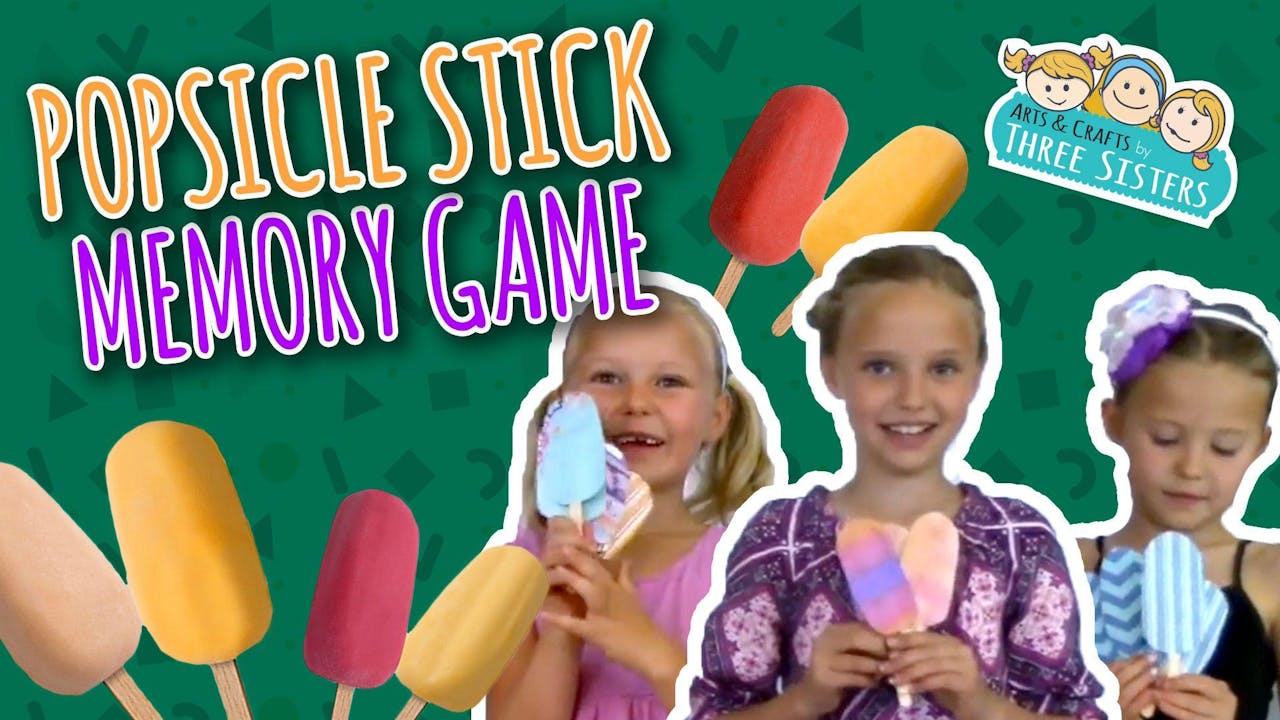 How to Make a Popsicle Memory Game | DIY Popsicle Stick Craft for Kids ...