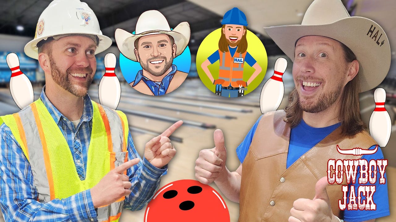 Cowboy Jack Meets Handyman Hal | Awesome Bowling Fun for Kids - Cowboy ...