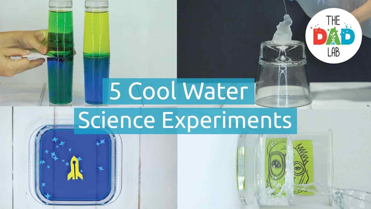 5 Cool Water Science Experiments to Try at Home - TheDadLab - Yippee - Faith filled shows!
