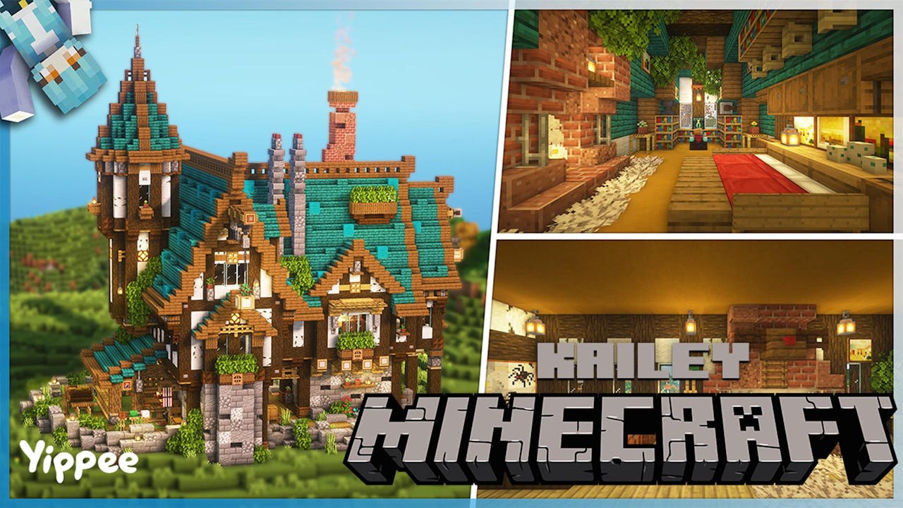 Minecraft: How To Build #21 Part 2 - A Fantasy Medieval House (Interior ...