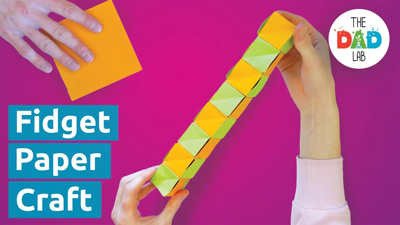 How to Make a Cool Fidget Craft using Paper - TheDadLab - Yippee ...