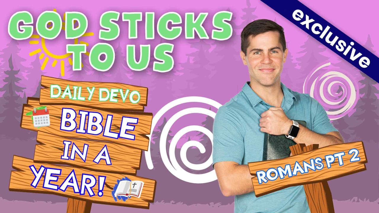 #553 - God Sticks To Us - Daily Devo - Yippee - Faith filled shows!