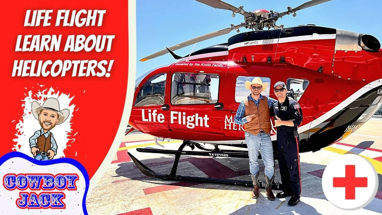 Life Flight | Learn about Helicopters - Cowboy Jack - Yippee - Faith ...