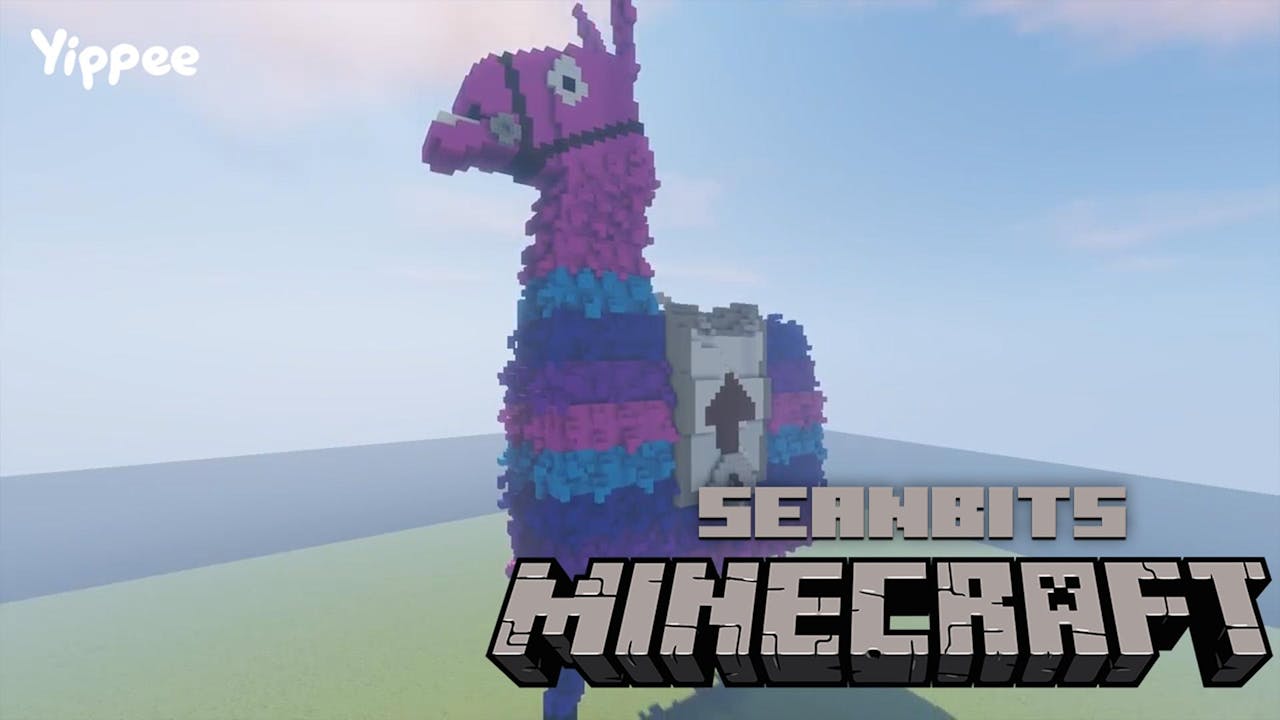 LOOT LLAMA in Minecraft! (Timelapse) - Minecraft SeanBits - Yippee ...