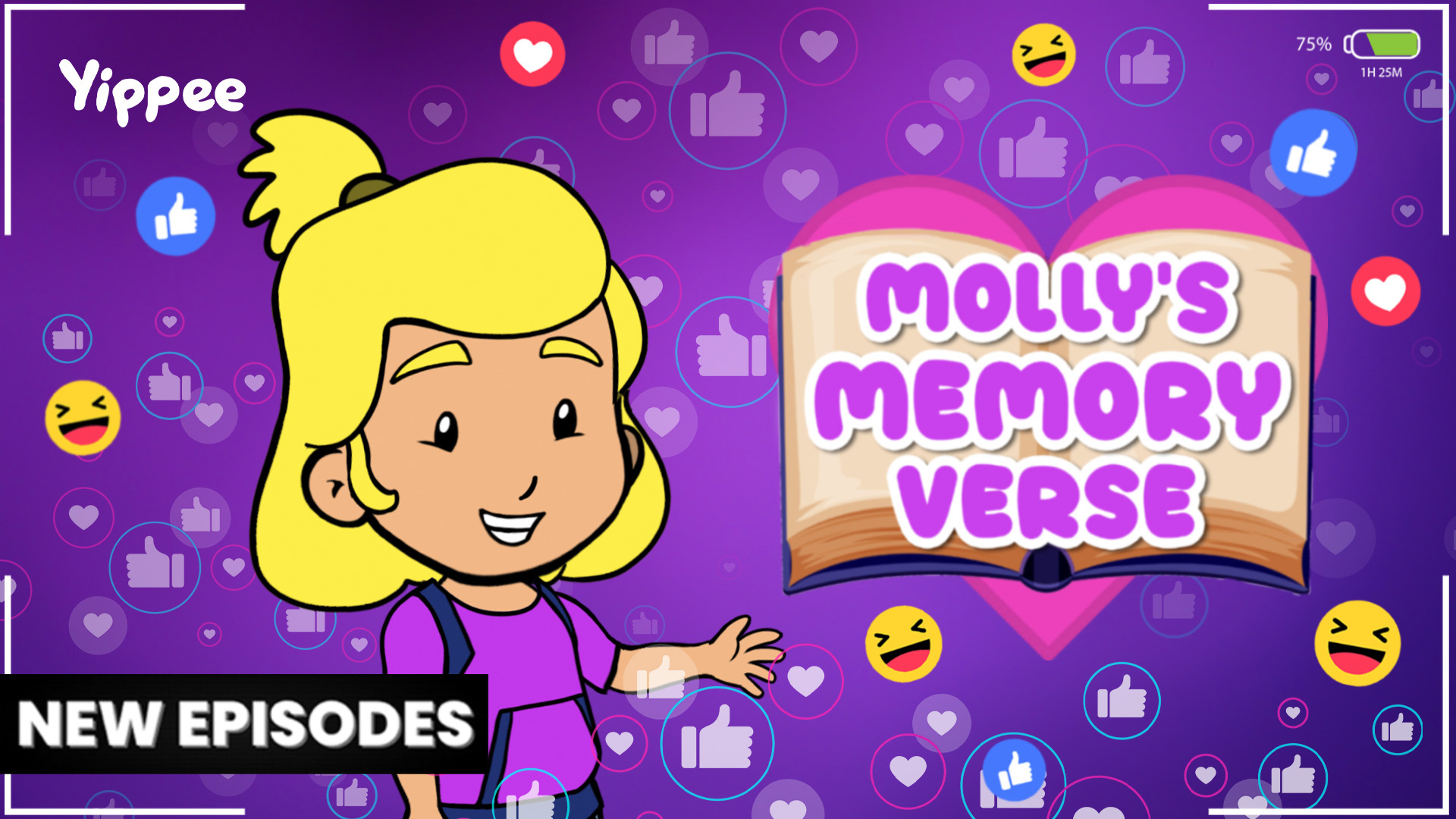 Molly's Memory Verse - Yippee - Faith filled shows! Watch VeggieTales now.