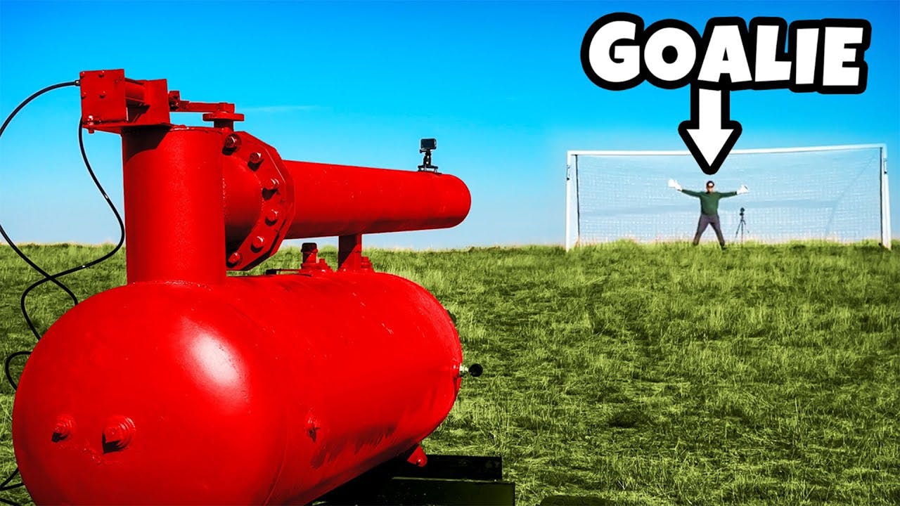 World’s Most Powerful Soccer Ball Cannon - How Ridiculous - Yippee ...