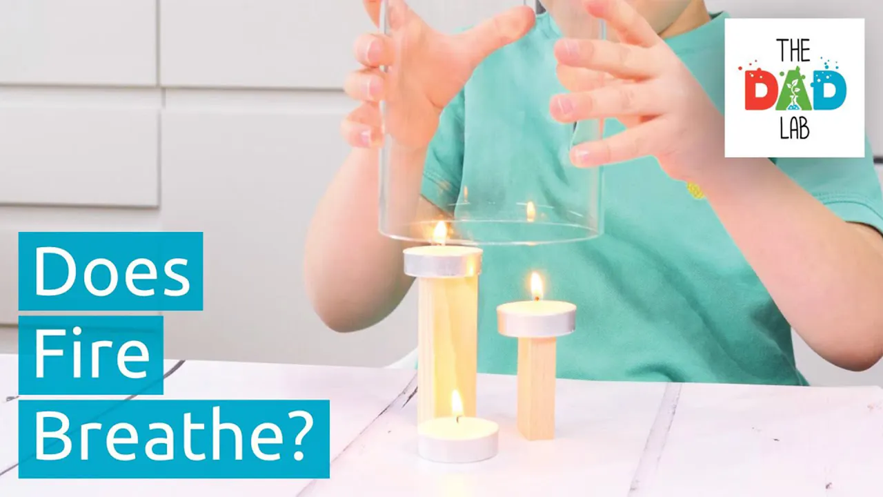 Disappearing Flames Experiment | Kids Science Experiment - TheDadLab ...