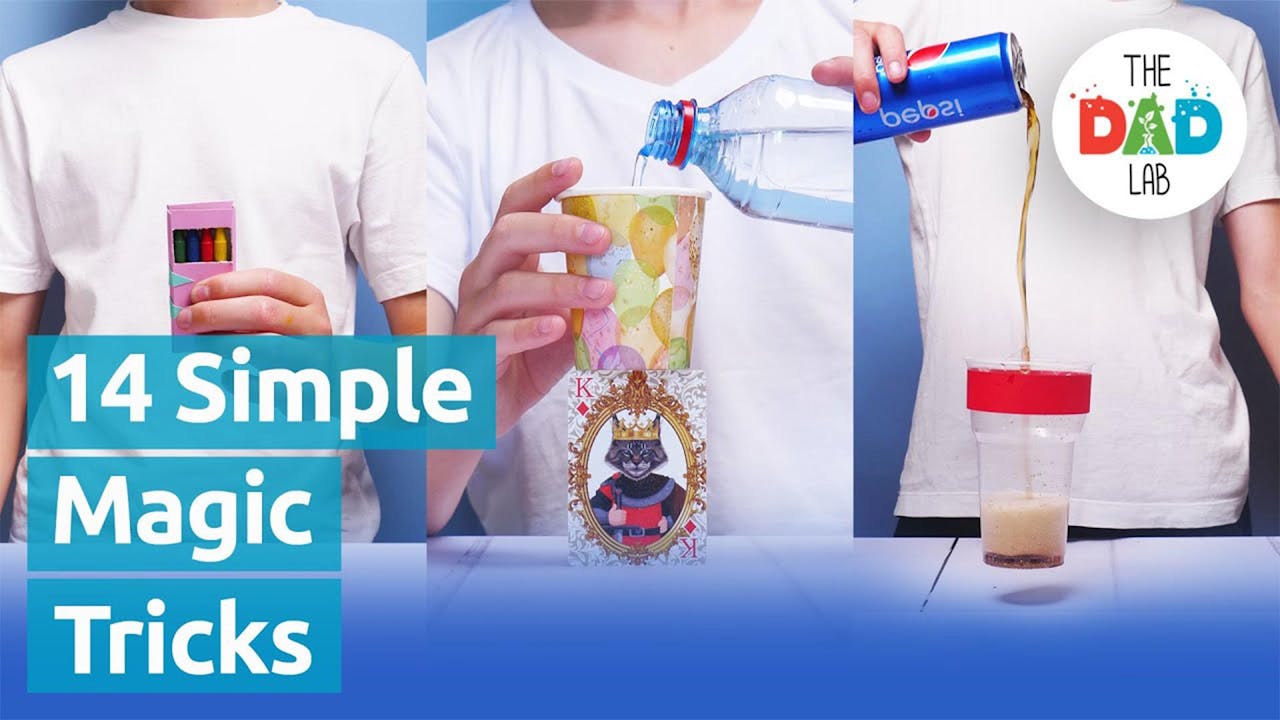 14 Easy Magic Tricks Revealed - TheDadLab - Yippee - Faith filled shows!