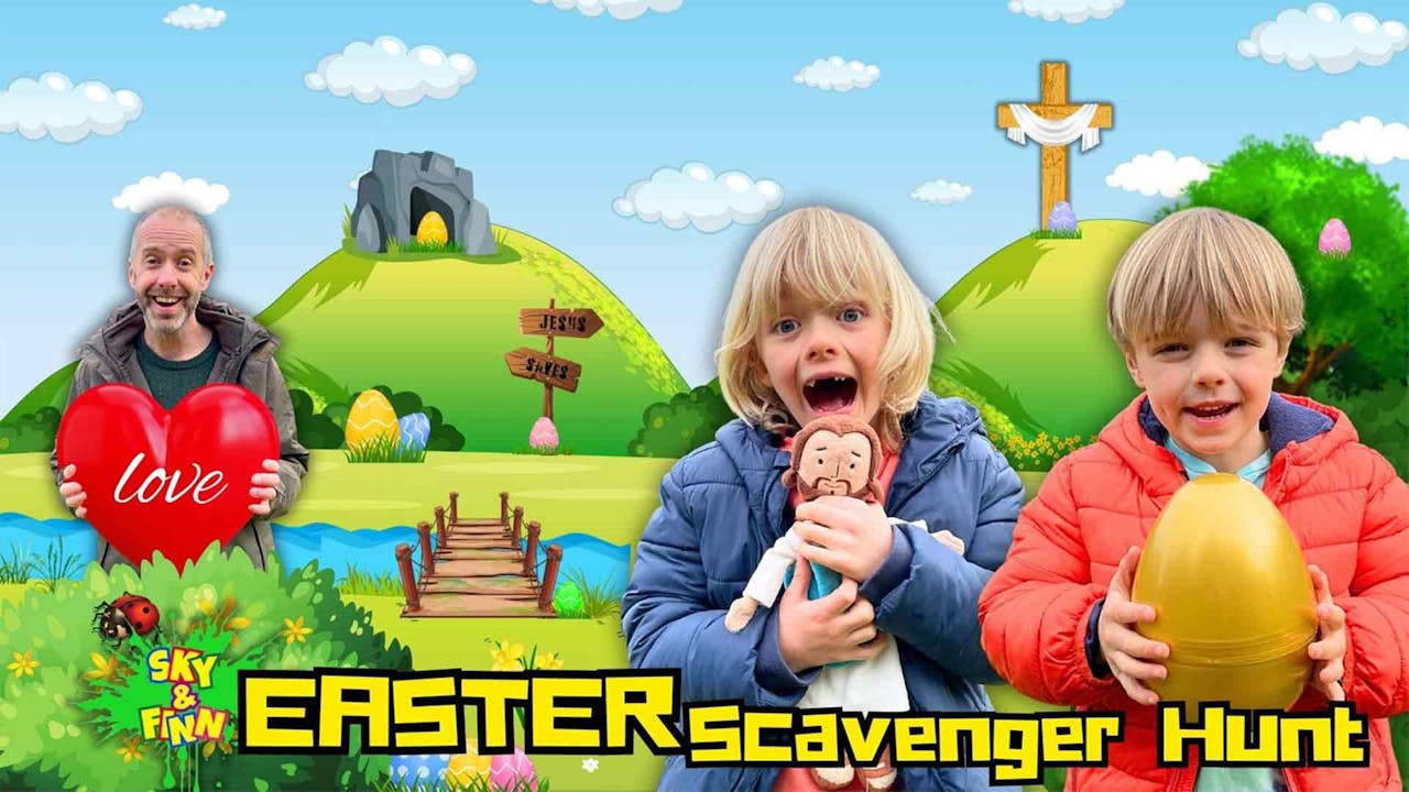 Easter Scavenger Hunt - Sky and Finn - Yippee - Faith filled shows!