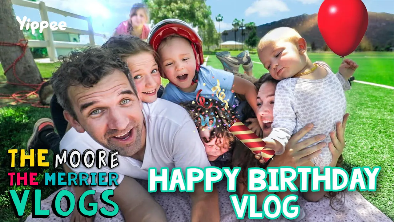 Happy Birthday Vlog - A Social Distancing Picnic With 5 Kids - Moore ...
