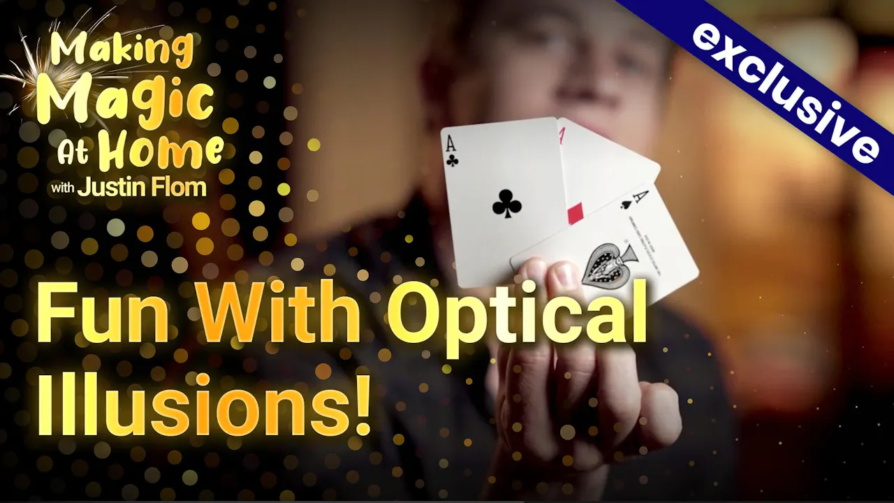 Fun With Optical Illusions! - Making Magic at Home with Justin Flom ...