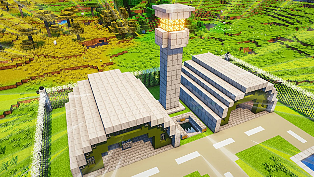 Army Airbase and Hanger (Minecraft Timelapse) - Yippee - Faith filled ...
