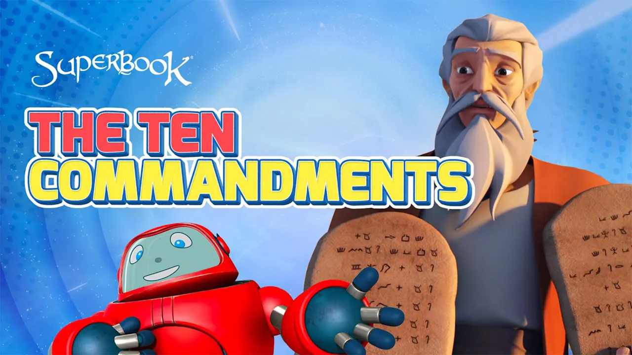 The Ten Commandments - Superbook: Season 1 - Yippee - Faith filled shows!