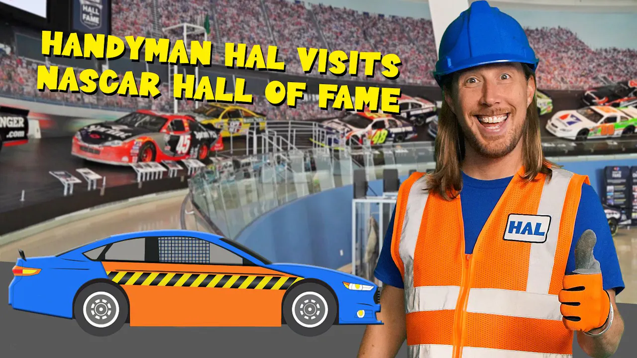 Handyman Hal at the NASCAR Hall of Fame - Handyman Hal - Yippee - Faith ...