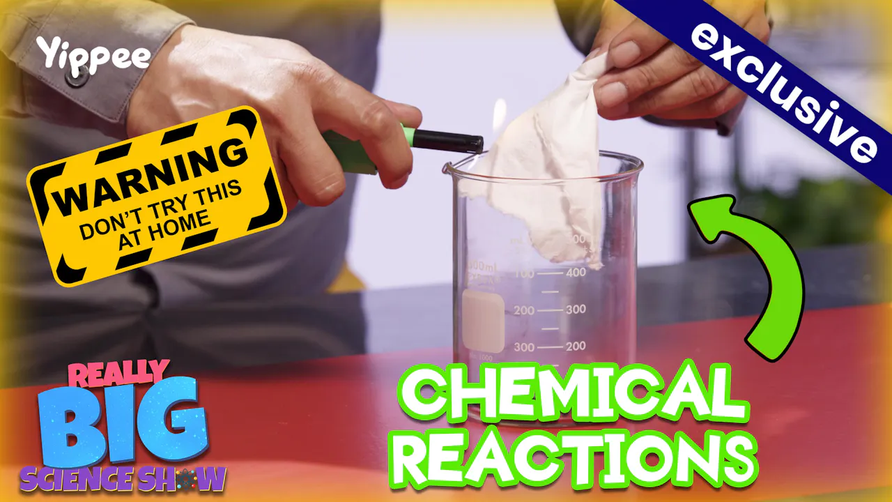 Chemical Reactions - Really Big Science Show - Yippee - Faith filled shows!