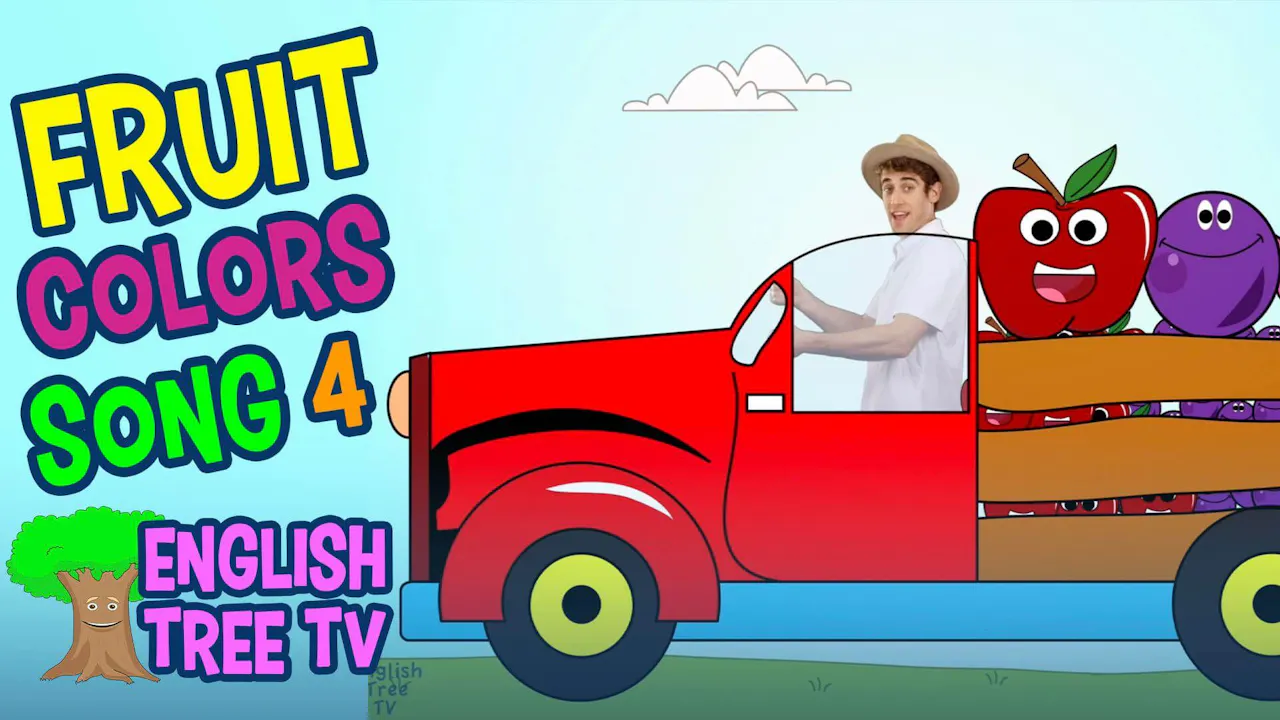 Fruit Colors Song 4.1 - English Tree TV - Yippee - Faith filled shows!