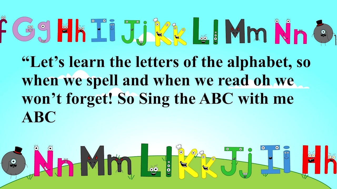 ABC Alphabet Song / Acoustic Children's ABC Song - English Tree TV ...