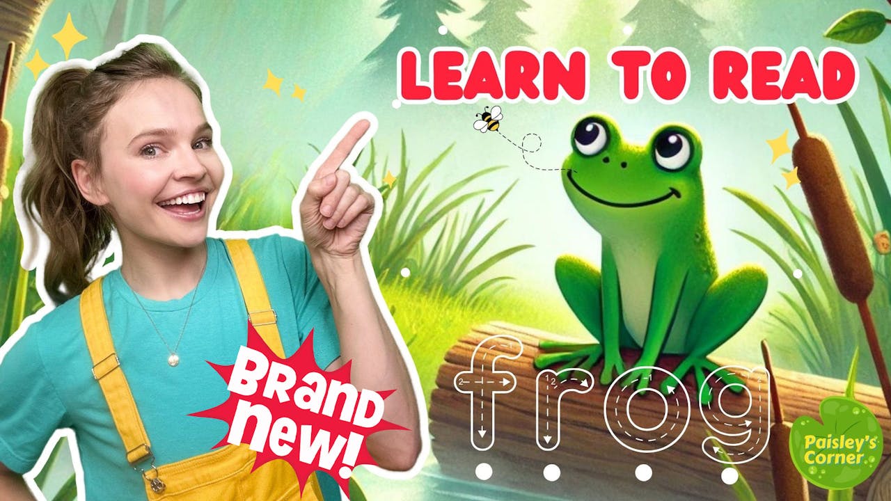 Learn to Read | Frogs for Kids | Letters + Phonics - Paisley's Corner ...
