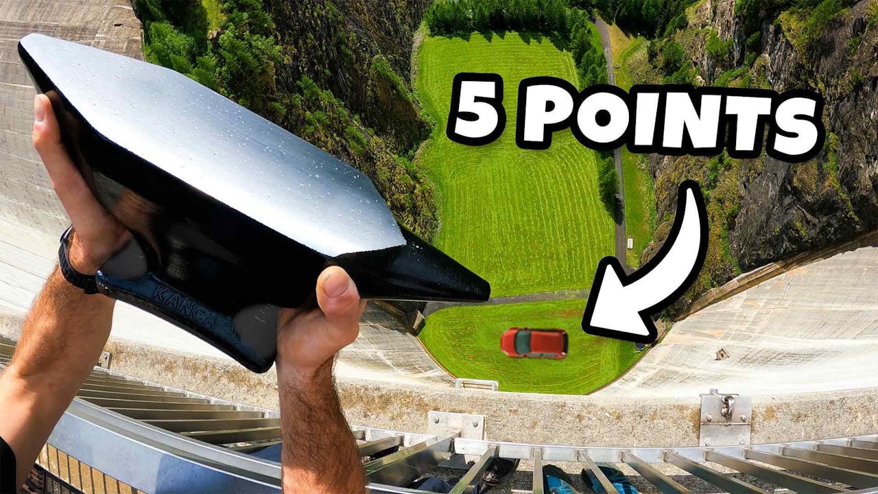 ANVIL Vs. CAR from 165m Swiss Dam! - How Ridiculous - Yippee - Faith ...