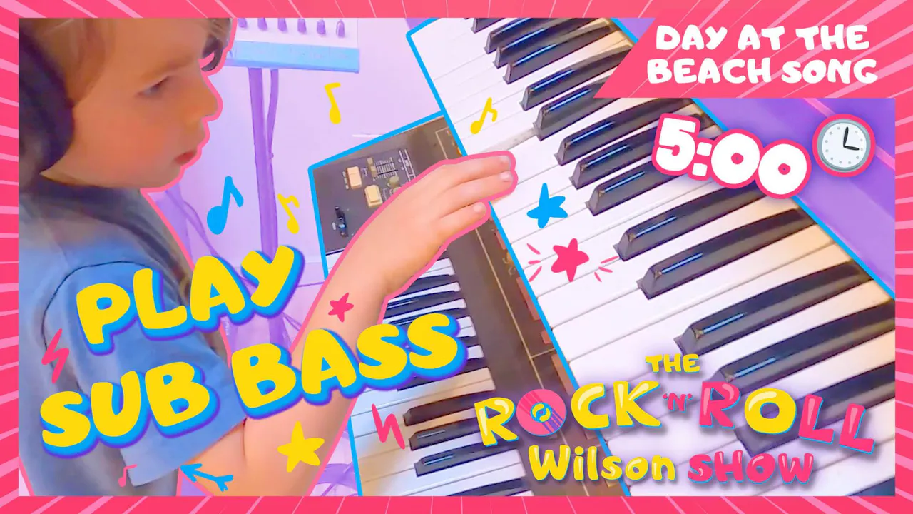 Learn to Play Day at The Beach - Sub Bass - Rock & Roll Wilson Show ...